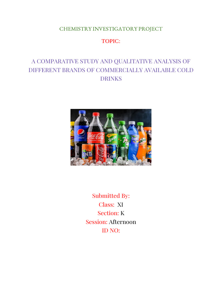 A Comparative Study and Qualitative Analysis of Different Brands of ...