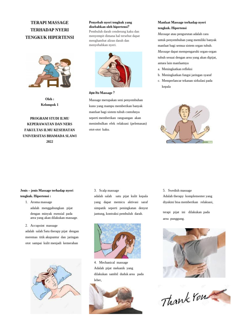 Leaflet Terapi Massage | PDF