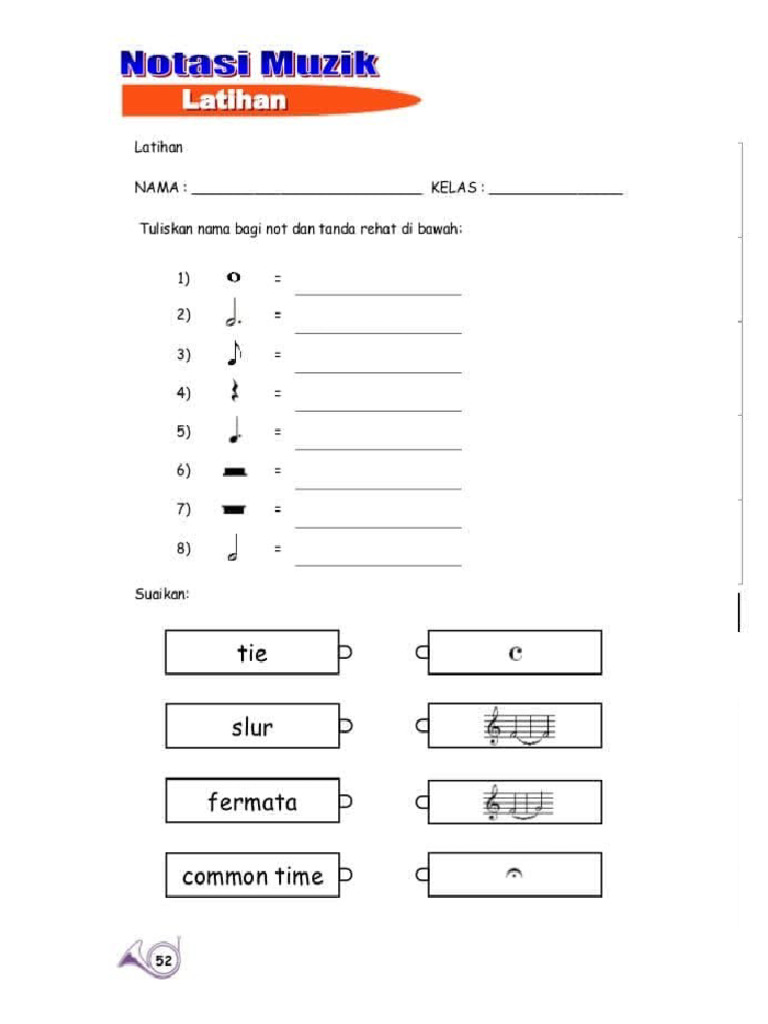 Notasi Muzik Latihan | PDF
