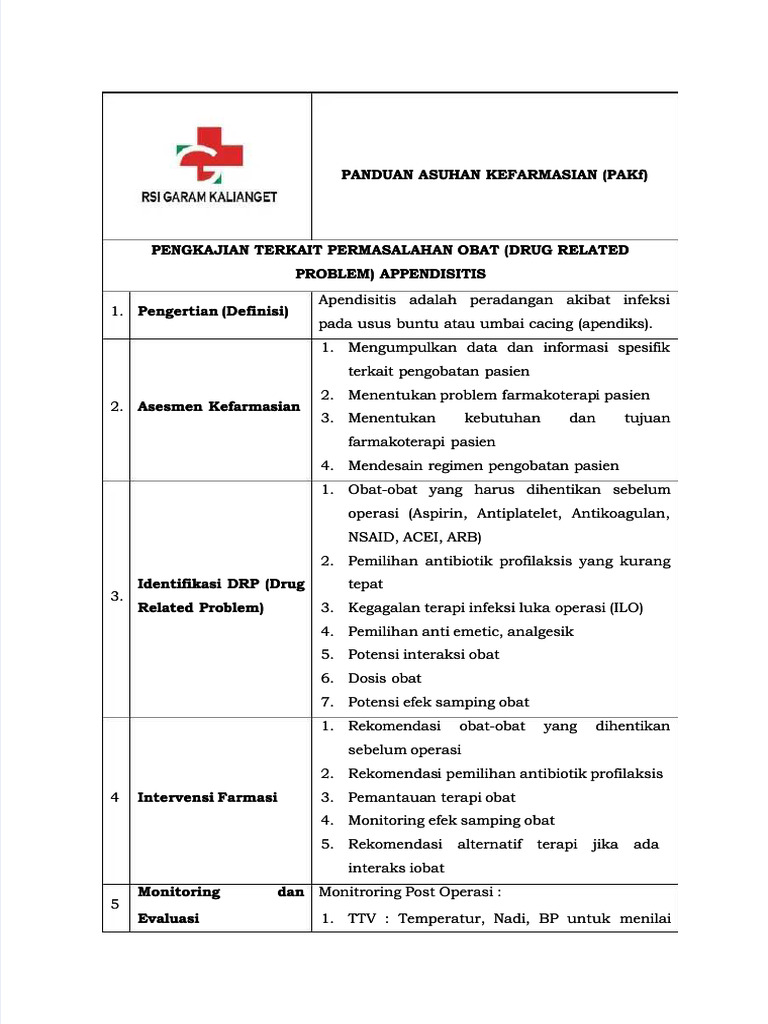 PDF Panduan Asuhan Kefarmasian Pakf - Compress | PDF