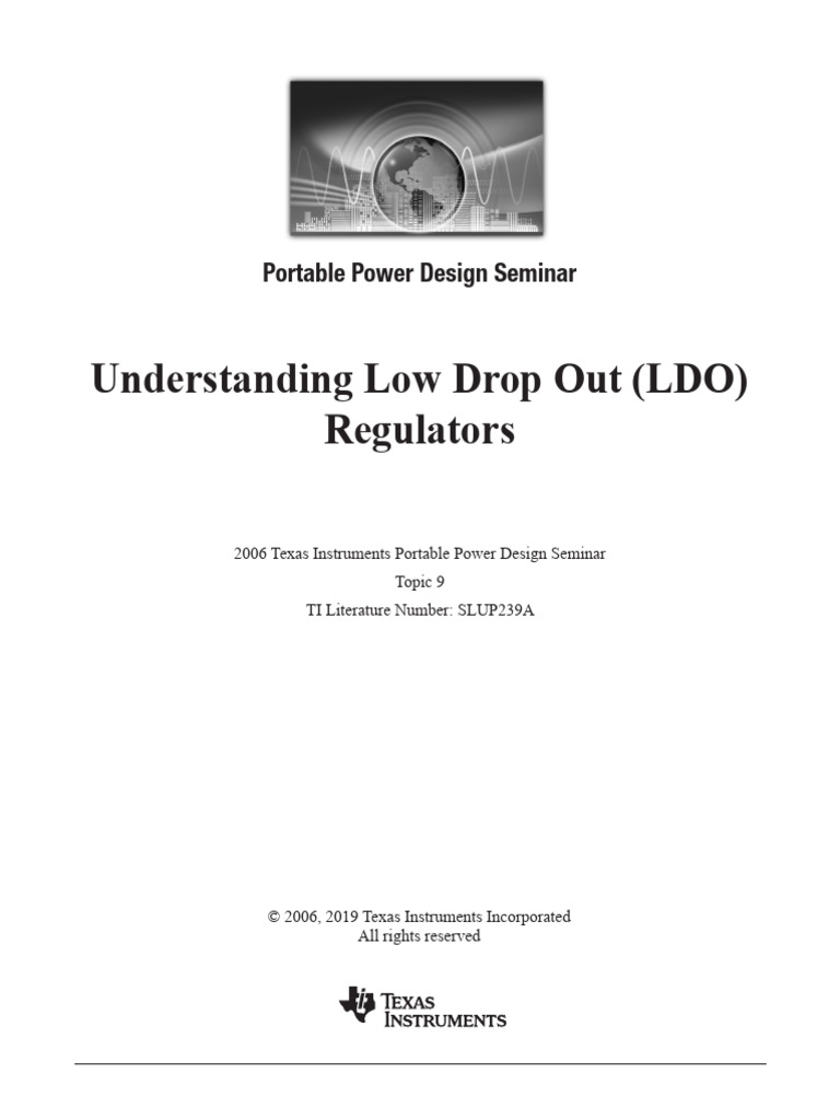 Understanding Low Drop Out (LDO) | PDF