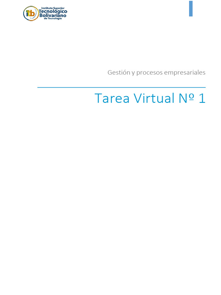 TAREA Virtual 1 | PDF
