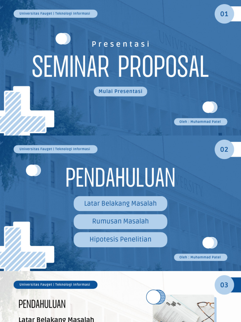 Seminar Proposal Presentasi | PDF | Computers