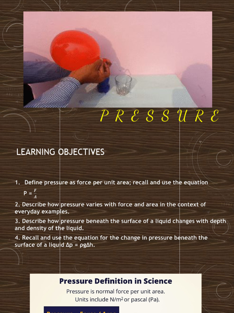 PRESSURE | PDF