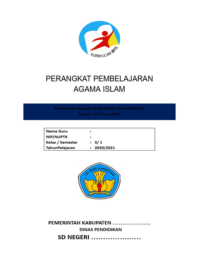 Cover RPP REVISI 2020 | PDF