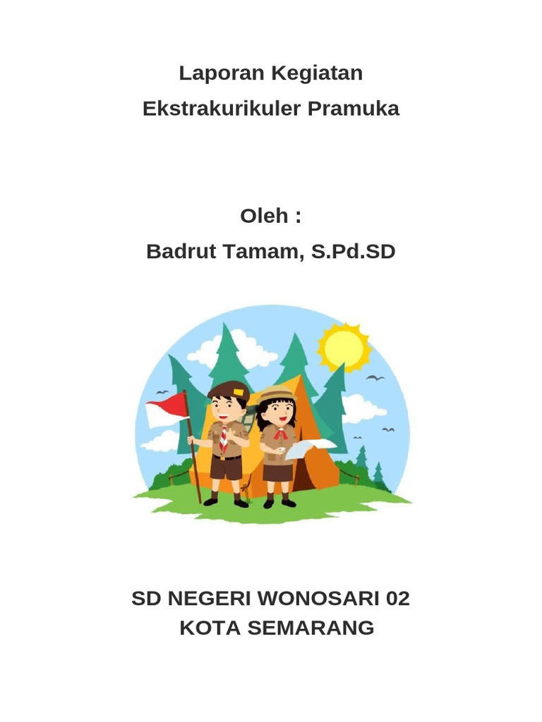 Laporan Ekstra Pramuka | PDF