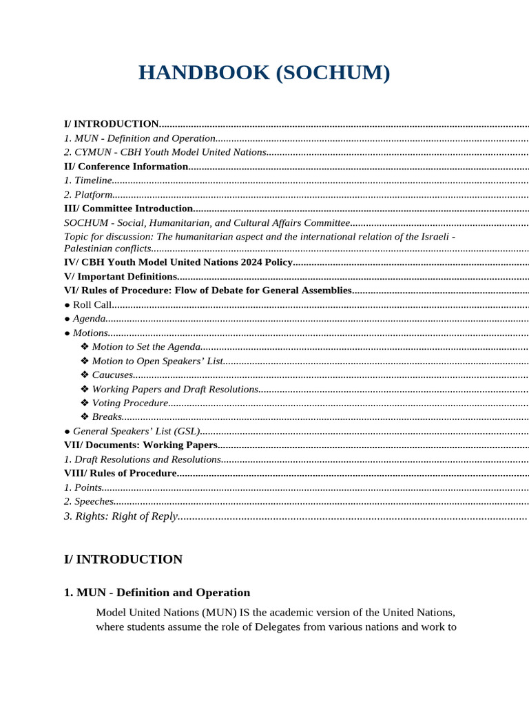 Cymun'24 - Sochum - Handbook | PDF