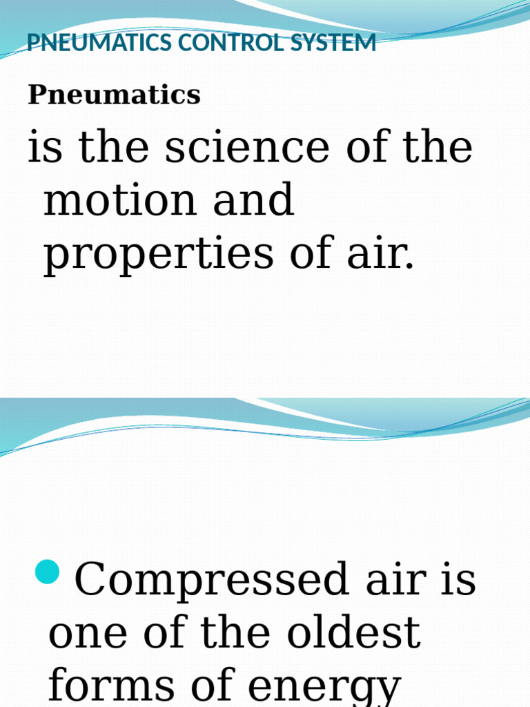 Pneumatics Control System (Week 1) | PDF