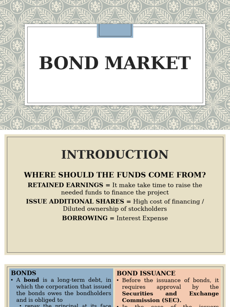 Bond Market | PDF