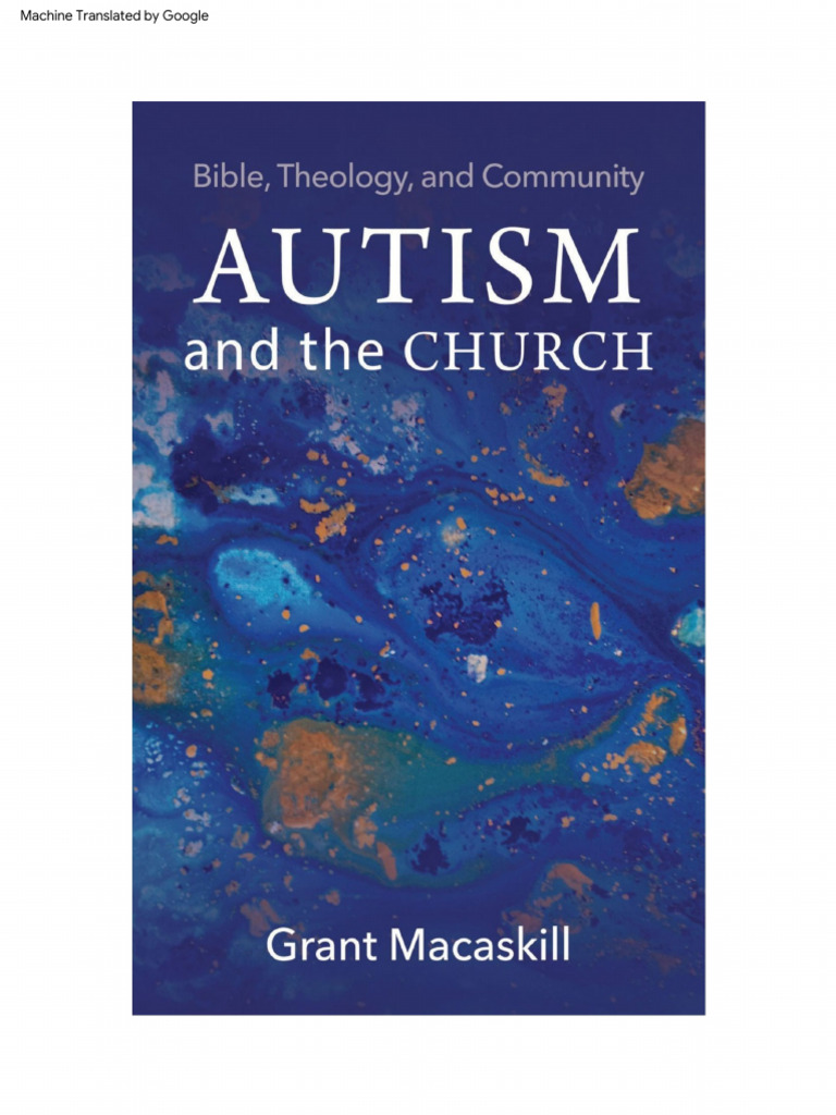 Grant Macaskill - El Autismo y La Iglesia | PDF