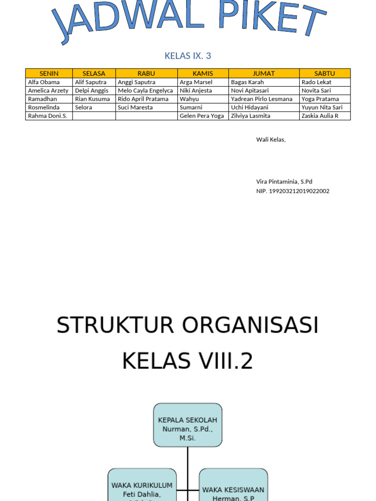 Struktur Kelas | PDF