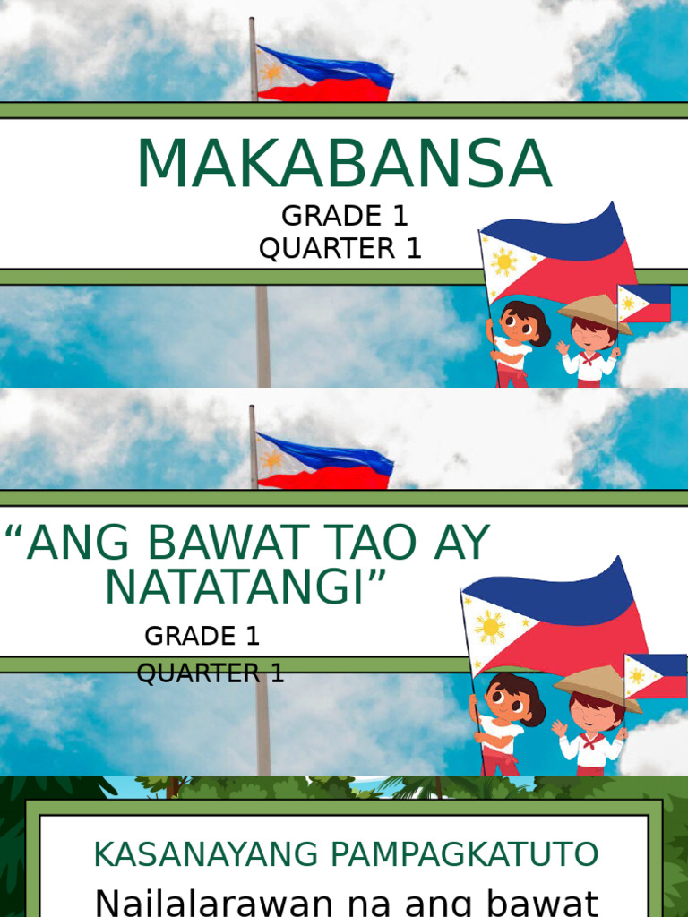 Makabansa 1 - Quarter 1 - LC 1 | PDF