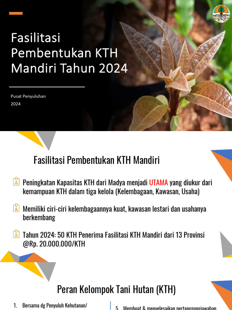 Materi Teknis KTH Mandiri 2024 | PDF
