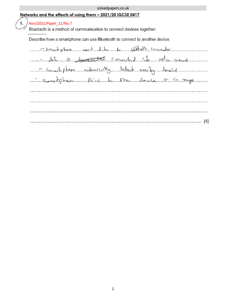 2021 - 20-Networks-and-the-effects-of-using-them-IGCSE-0417 2 | PDF