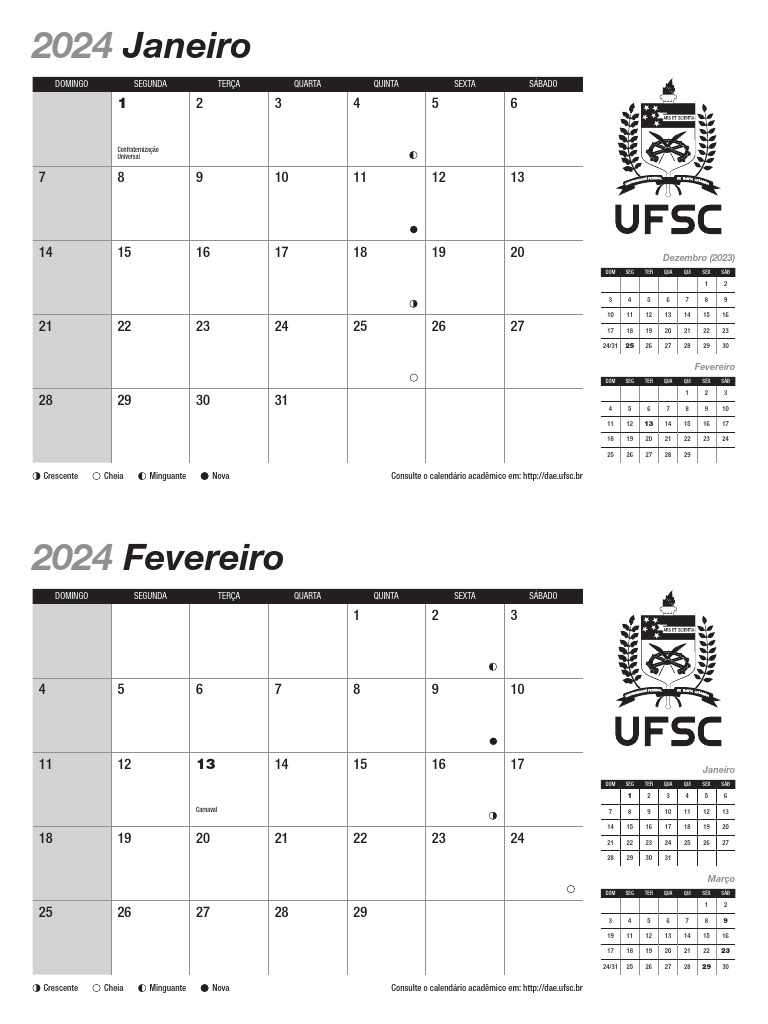 calendario_UFSC_2024 | PDF