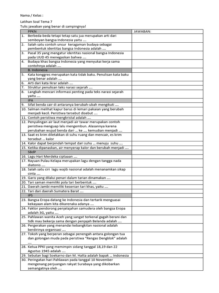 Tugas Tema 7 Online | PDF