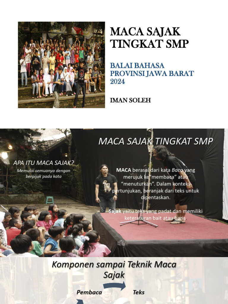Maca Sajak Tingkat SMP | PDF