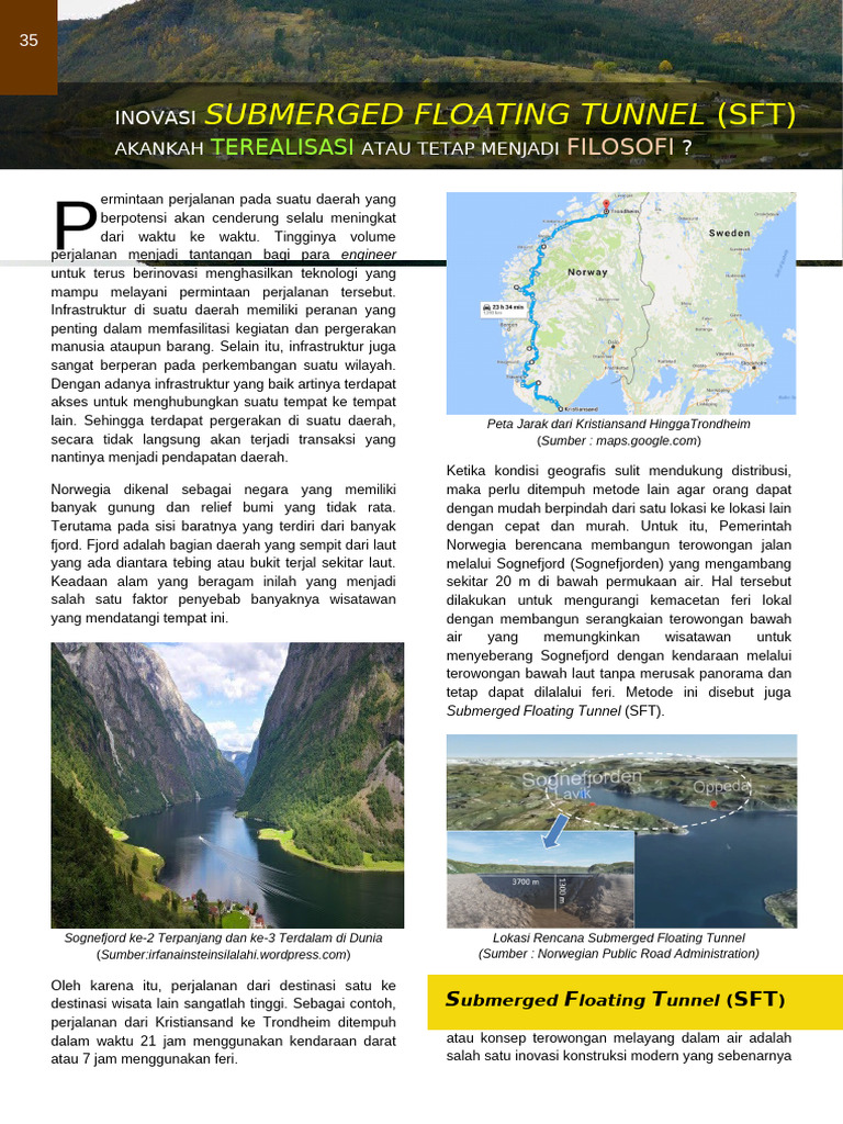 Yusron Dwi Submerged Floating Tunnel | PDF