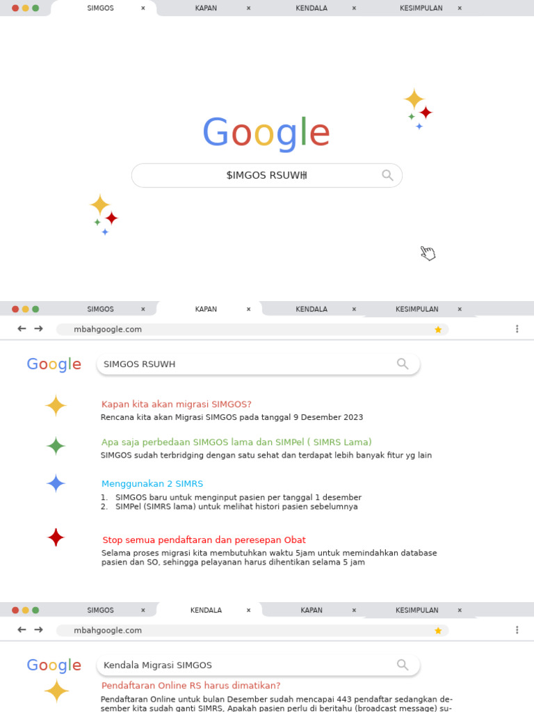 Rapat Persiapan SIMGOS (Autosaved) | PDF
