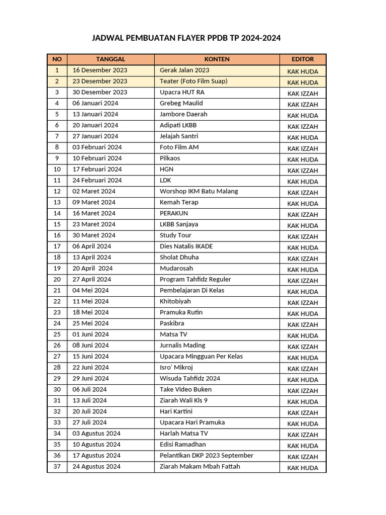 Jadwal Flayer PPDB 2024 | PDF