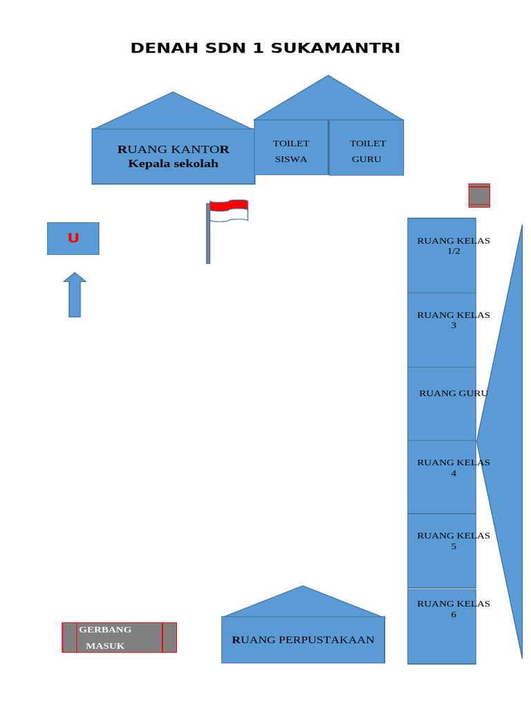 Denah SDN 1 SKM Fiks | PDF