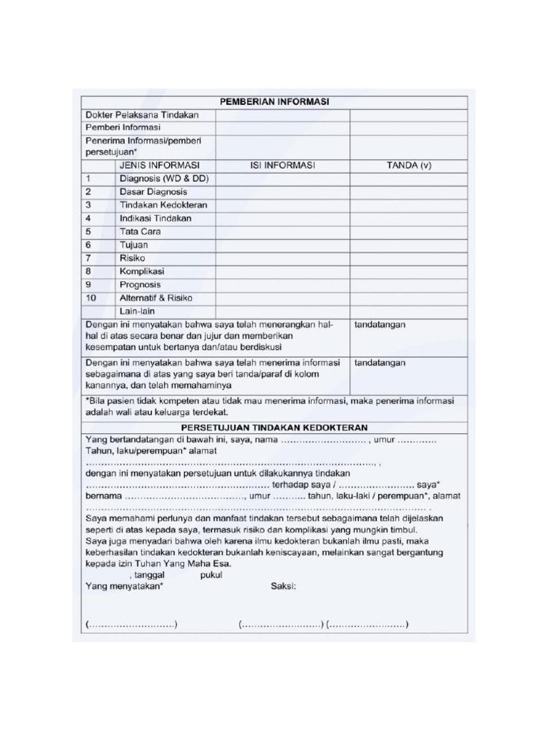 Inform Consent | PDF