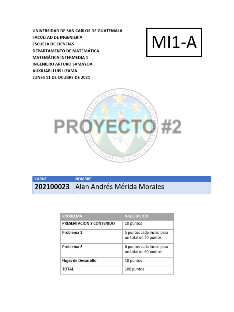 (Mi1) 202100023 - Proyecto2 | PDF
