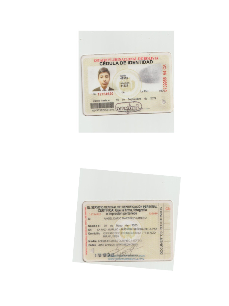 Fotocopia de Carnet | PDF