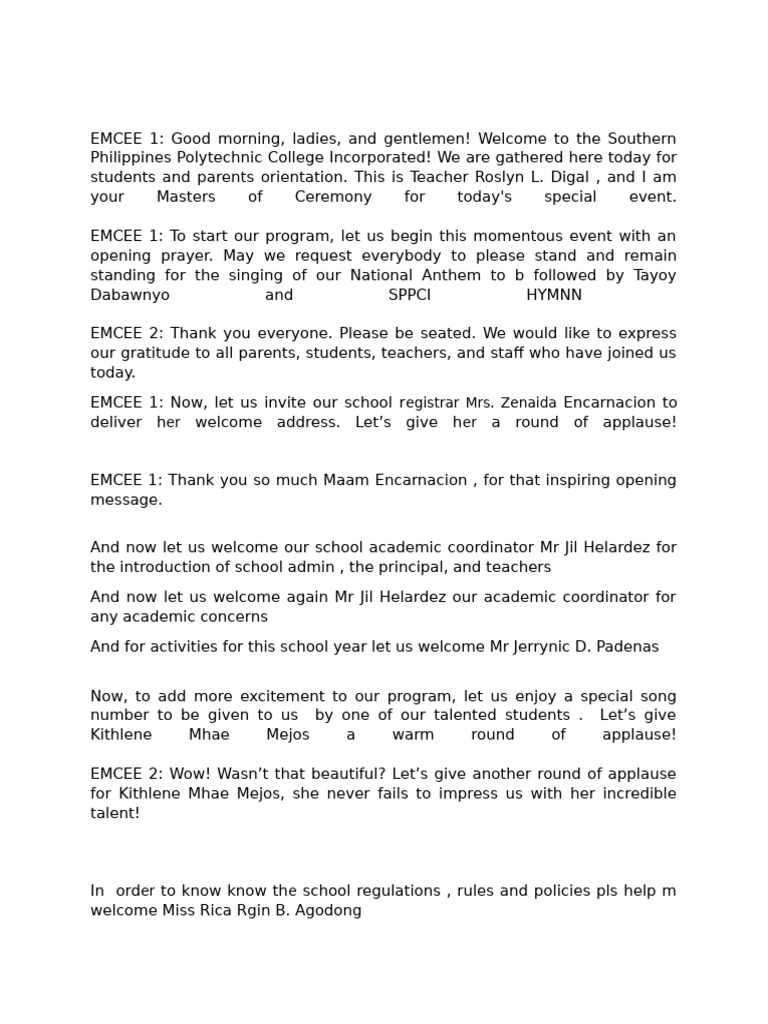 Script-for-Recognition - TOMORROW | PDF