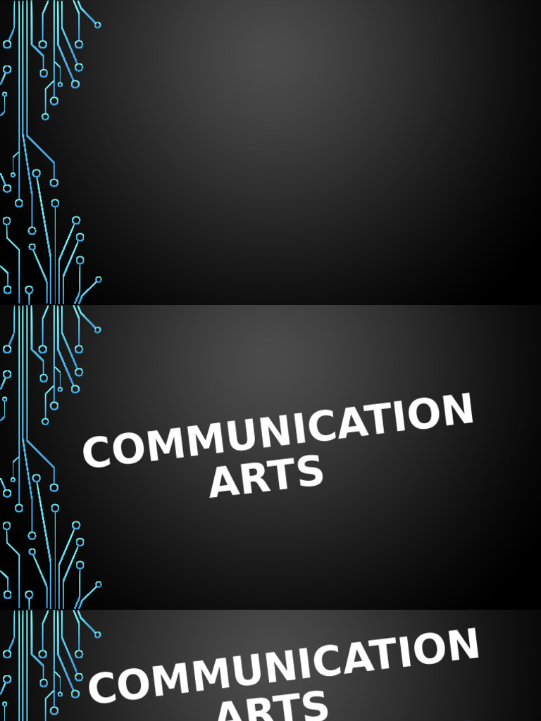 Communication Arts Noun - pptx1 | PDF