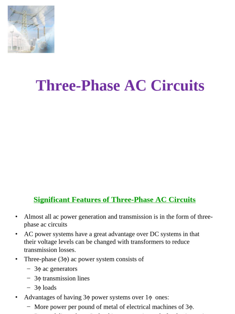 3 Phase AC | PDF