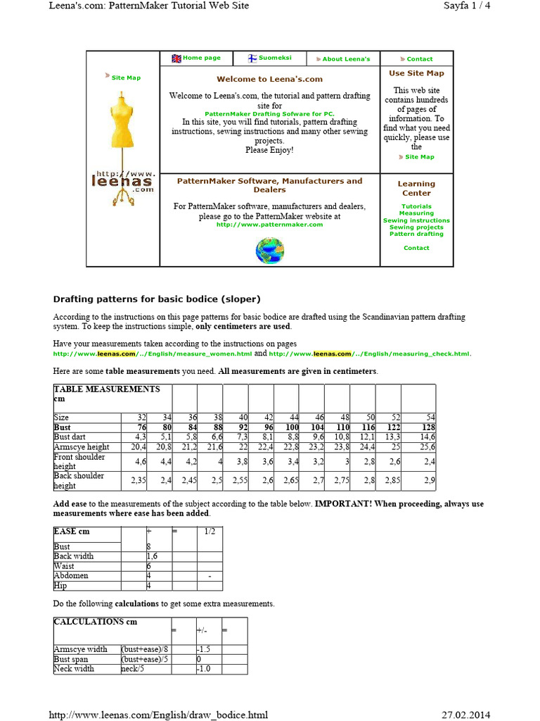 English Draw Bodice - HTML | PDF