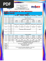 Class Program Matatag Grade 1 | PDF