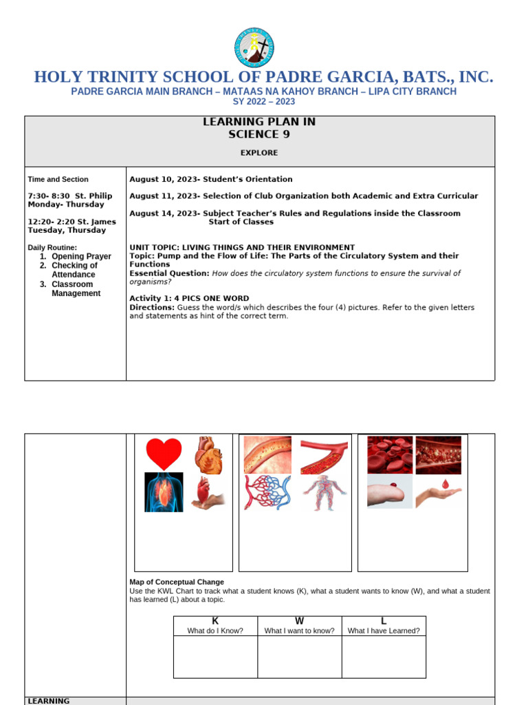 Science 9 First Quarter. | PDF