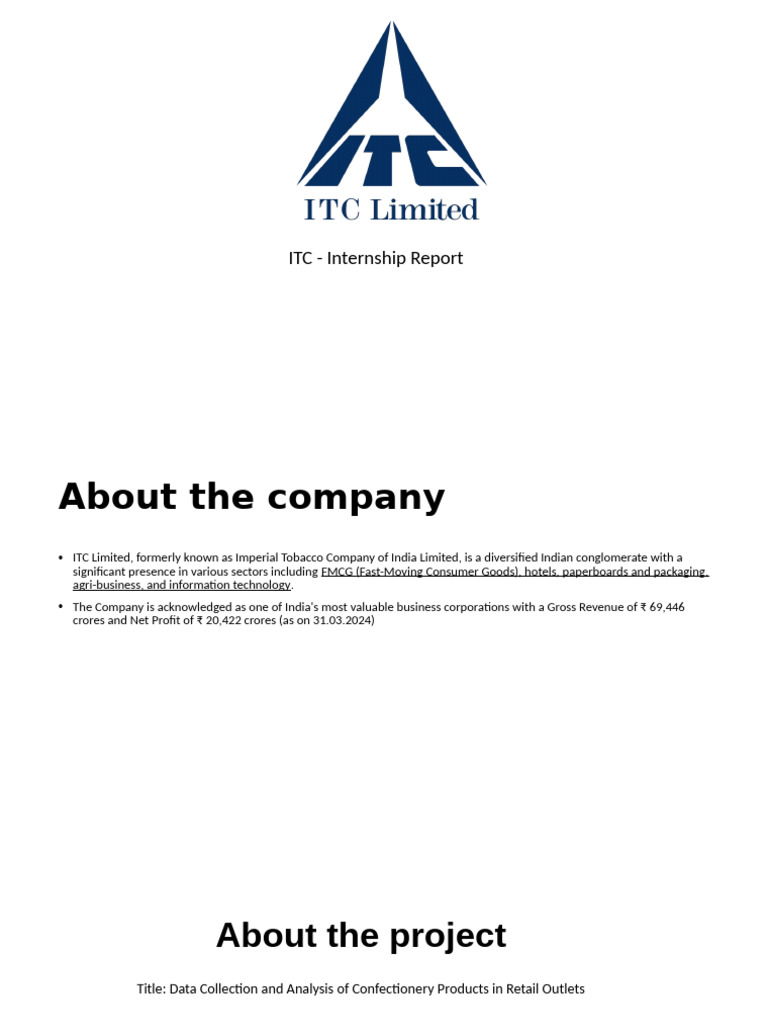 ITC PROJECT | PDF