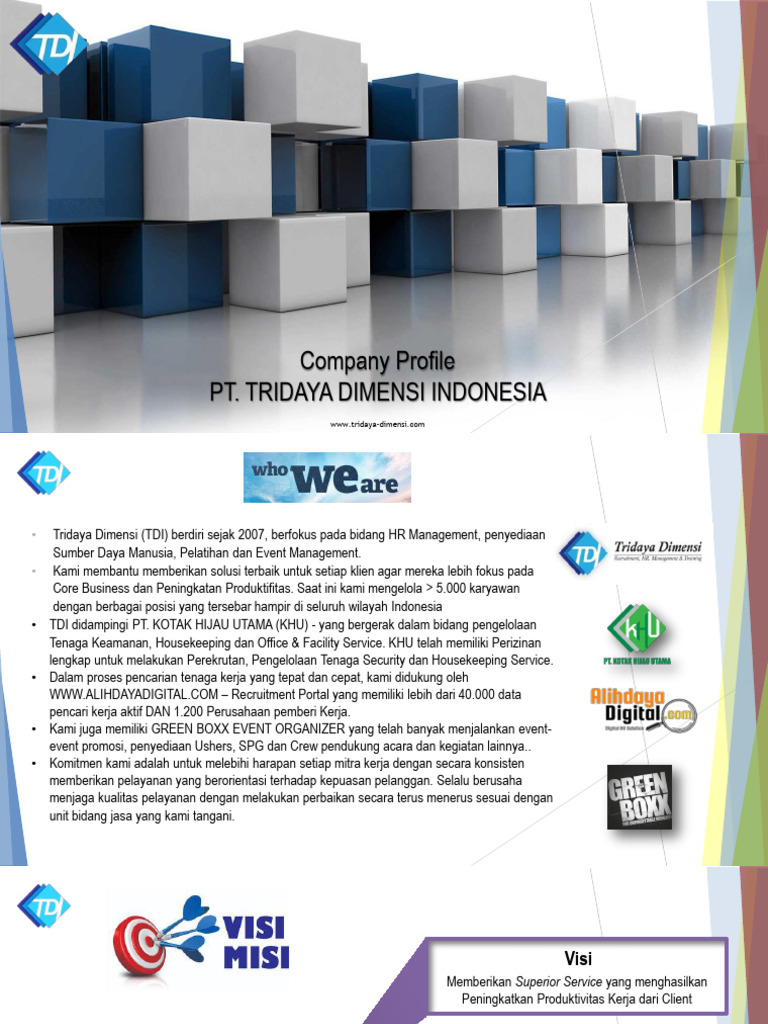 Company Profile TDI 2022 New | PDF