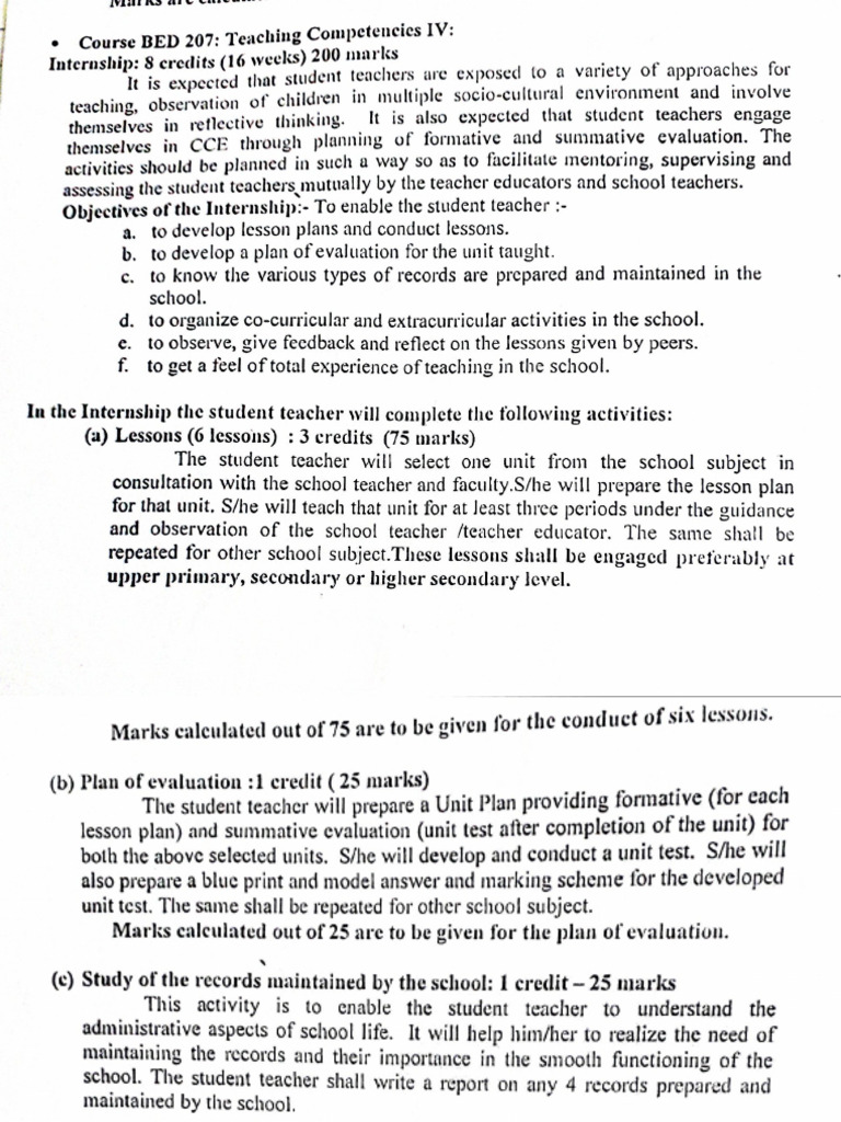 C 207 Internship Programme SPPU Syllabus 17-Dec-2022 10-23-19 | PDF