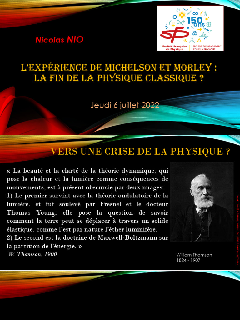 Présentation Michelson | PDF