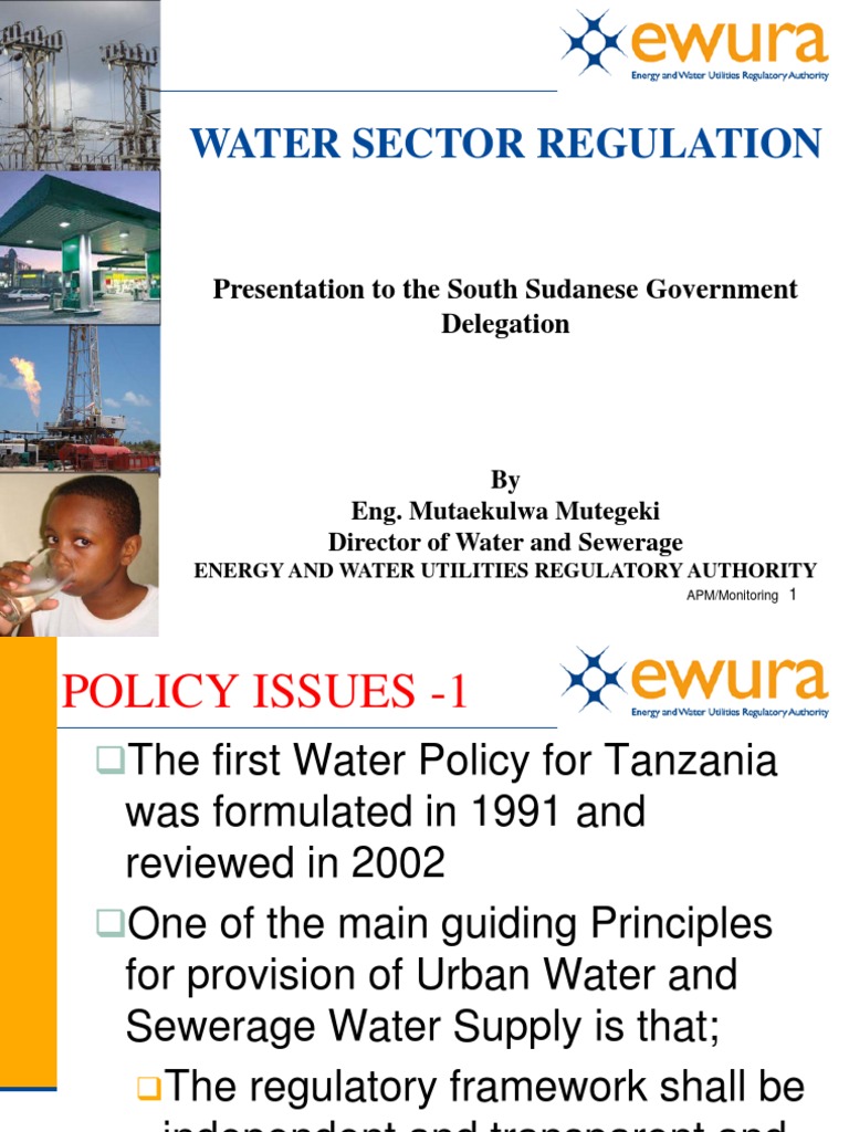 Water Sector Regulation | PDF | Water Supply | Water Resources