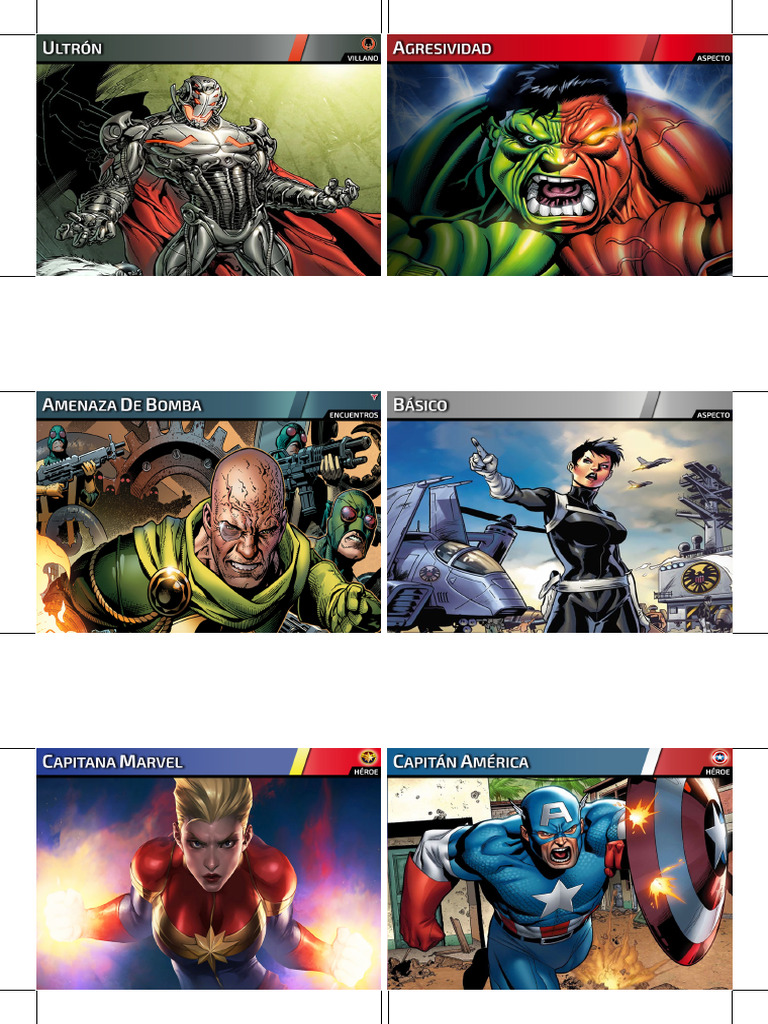 Separadores Marvel Champions | PDF