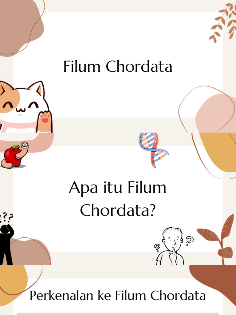 Klasifikasi dan Ciri Filum Chordata | PDF