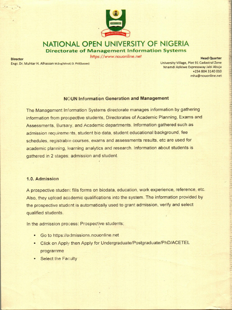Noun Information Generation and Management | PDF