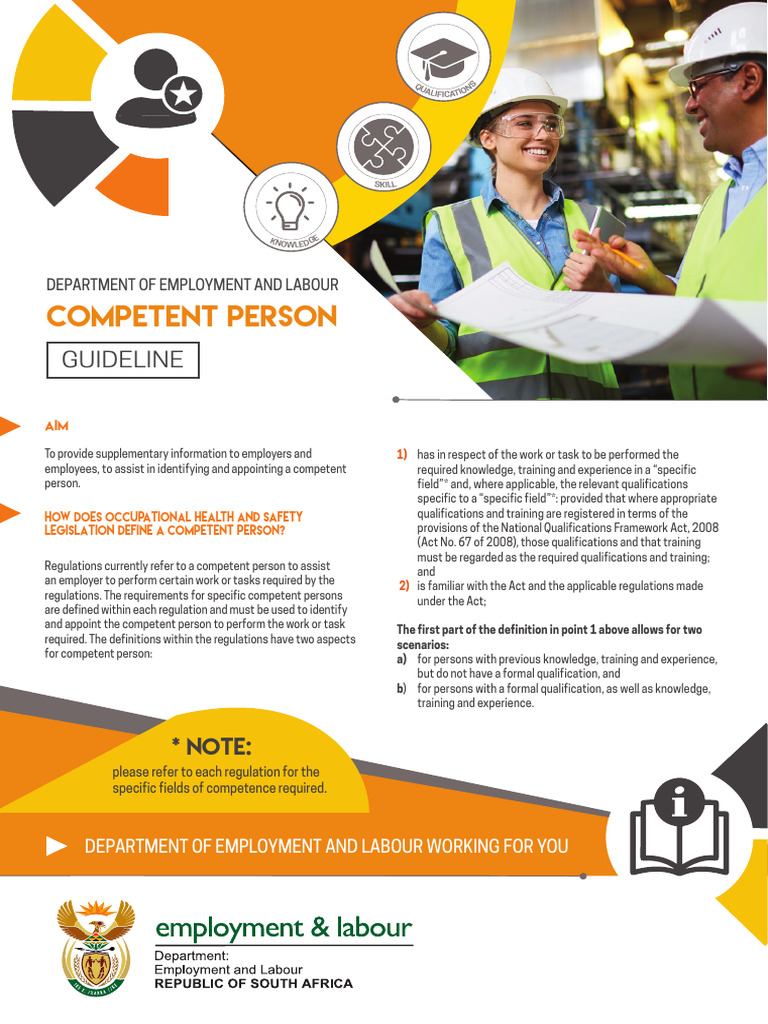 Competent Person Guidelines DEL | PDF