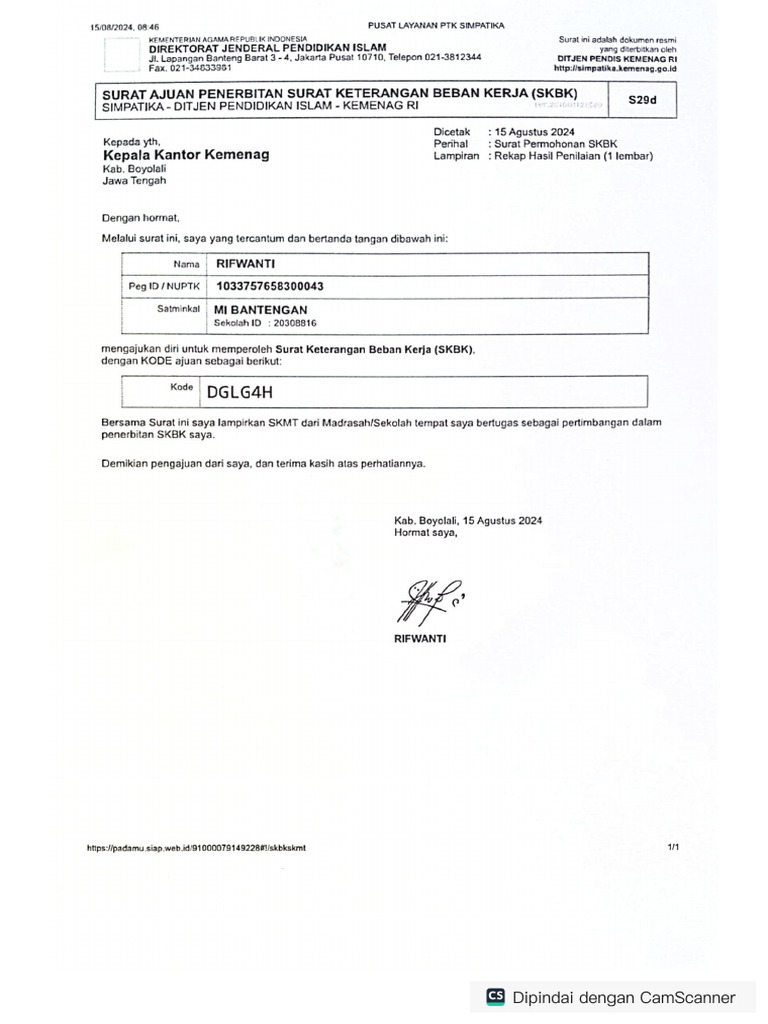 s29d Bu Rifwanti | PDF