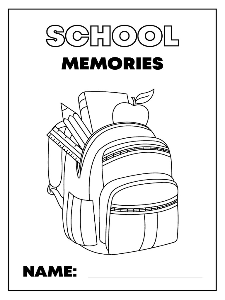 My School Memories Workbook | PDF