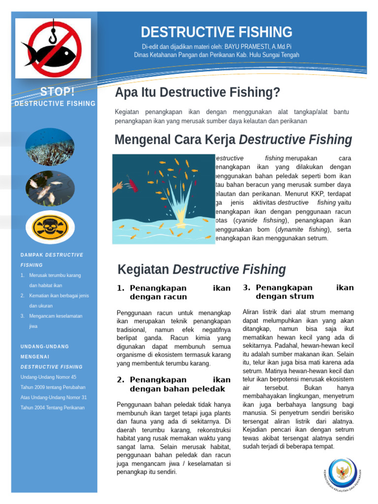 Leaflet Destructive Fishing | PDF