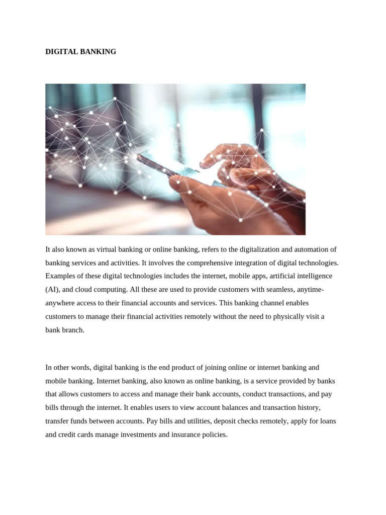 DIGITAL Banking | PDF