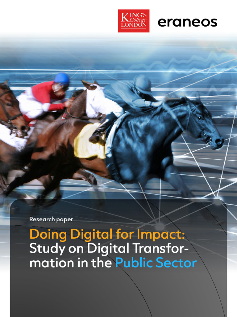 Eraneos Study Doing Digital For Impact Digital Transformation Public ...