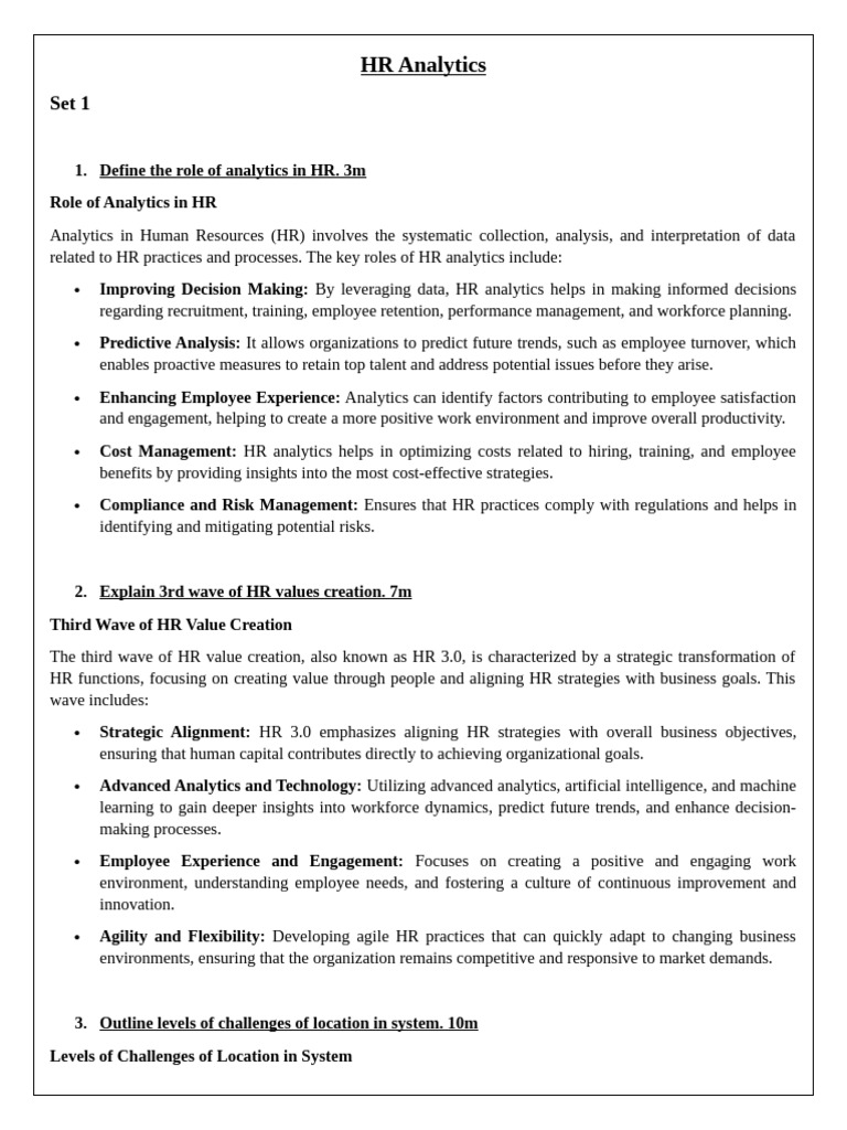 HR Analytics | PDF