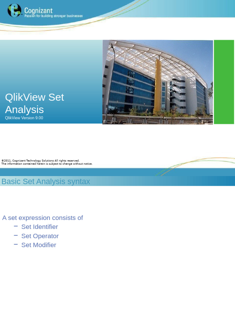 7 - Set Analysis Overview | PDF